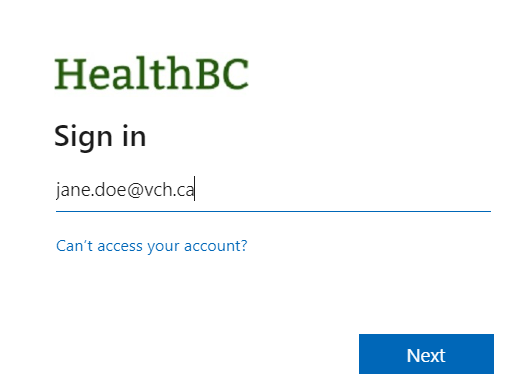 Log into ImmsBC (All HA Users) – ImmsBC
