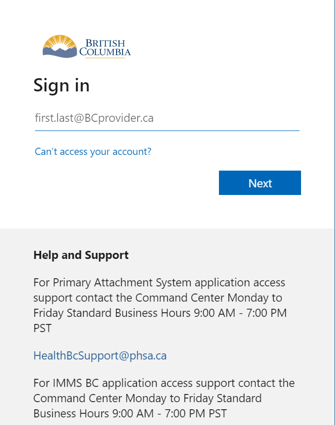 Log into ImmsBC (All Private/Contracted LTC/AL sites) – ImmsBC